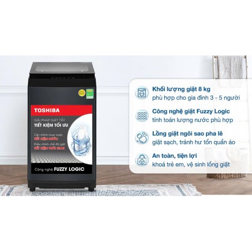 Máy giặt Toshiba 8 kg AW-M905BV(MK)